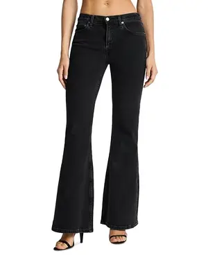 RE/DONE Struttini High Rise Flare Jeans - Backtrack