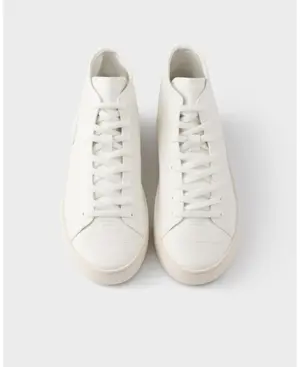 Prada High-top Leather Sneakers