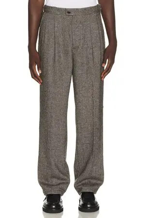 PERCIVAL Wilde Birdseye Pleated Trousers
