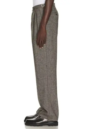 PERCIVAL Wilde Birdseye Pleated Trousers