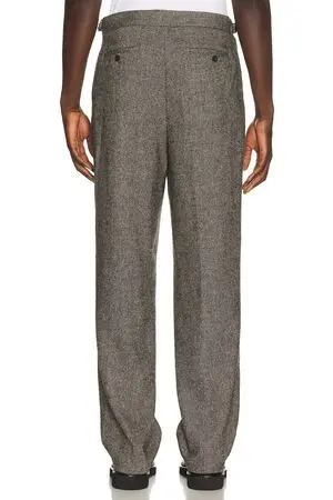PERCIVAL Wilde Birdseye Pleated Trousers
