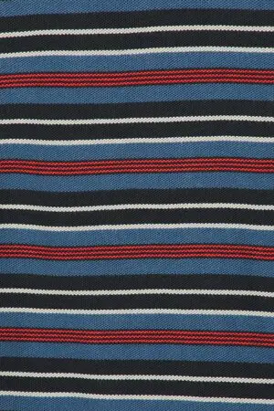 Rag & Bone Stripe Pique Polo - Navy Multi