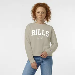 Champion Buffalo Bills Powerblend Cocoa Butter Fleece Sweatshirt - Light Brown