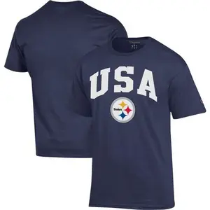 Champion Pittsburgh Steelers Americana T-shirt - Navy