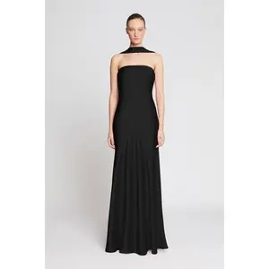 Halston Vali Crepe Gown