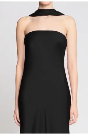 Halston Vali Crepe Gown