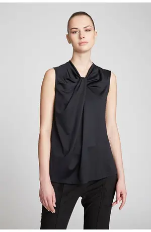 Halston Rane Crepe Skirt