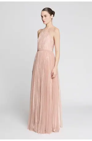 Halston Marisol Lurex Gown