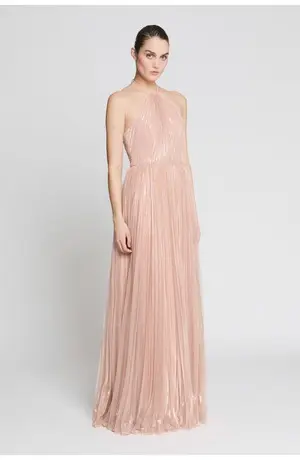 Halston Marisol Lurex Gown