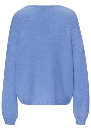 LASCANA Cozy Open Front Cardigan - Blue