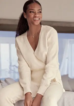 LASCANA Wrap Sweater