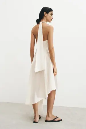 H&M Asymmetric Halterneck Dress