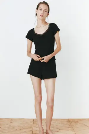 H&M Pointelle Jersey Pajamas