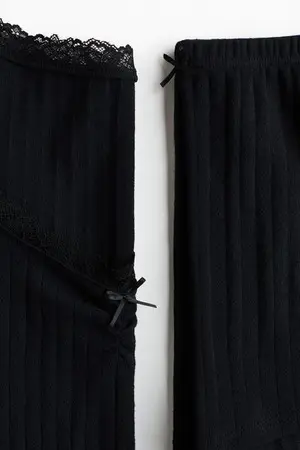 H&M Pointelle Jersey Pajamas