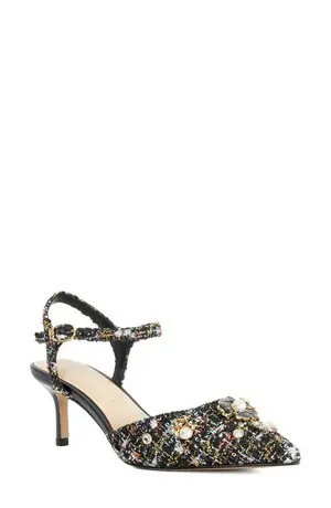 Dune London Cultivating Embellished Pointed Toe Pump