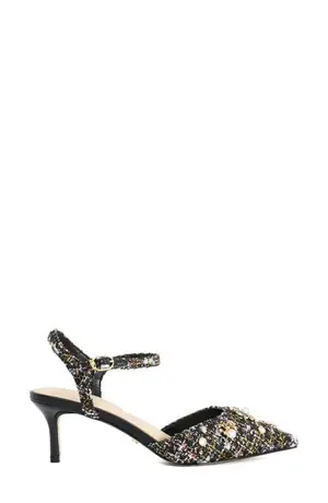 Dune London Cultivating Embellished Pointed Toe Pump