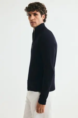 H&M Slim-fit Rib-knit Cardigan