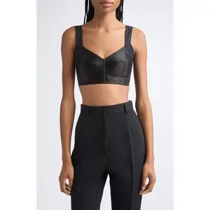 Dolce & Gabbana Satin Bustier - Black