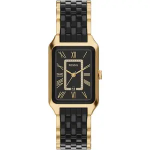 Fossil Raquel White Ceramic Bracelet Watch Black