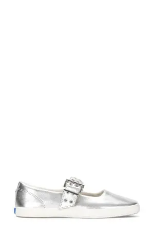 Keds® Square Toe Mary Jane Leather Flat