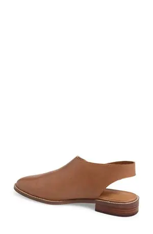CHOCOLAT BLU Kaan Leather Slingback Flat