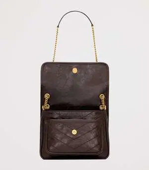 Saint Laurent Leather Niki Baby Shoulder Bag - Beige