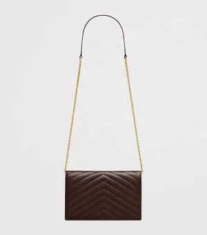 Saint Laurent Cassandre Envelope Chain Wallet