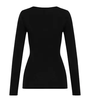 Hanro Wool-silk Long-sleeve T-shirt