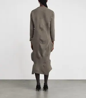Issey Miyake Kone Kone Knit Midi Dress