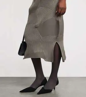 Issey Miyake Kone Kone Knit Midi Dress