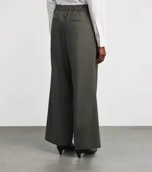 Issey Miyake Wool-blend Lustrous Trousers
