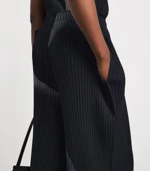 Issey Miyake Hands Of Lover Pleats Wide-leg Trousers
