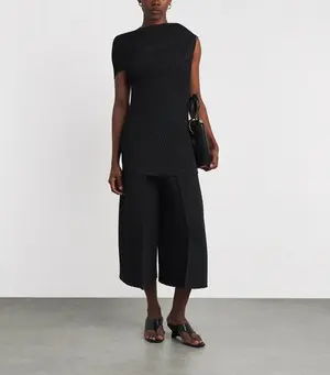 Issey Miyake Tubular Pleats Tunic Top