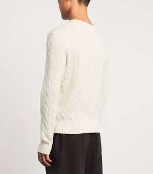 Polo Ralph Lauren Wool-cashmere Cable-knit Sweater