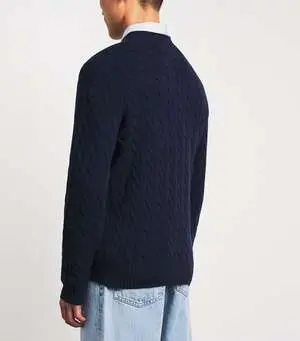 Polo Ralph Lauren Wool-cashmere Cable-knit Cardigan