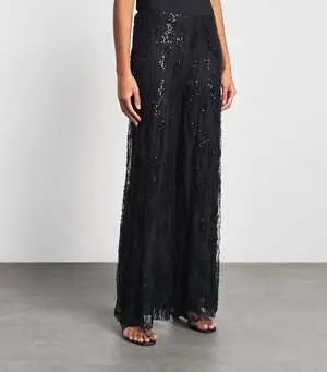 Staud Embellished Jayden Trousers - Black