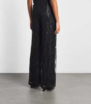 Staud Embellished Jayden Trousers - Black