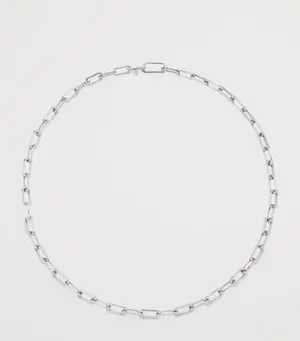 Monica Vinader Sterling Alta Mini Chain Necklace