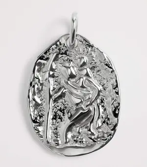 Monica Vinader Sterling Talisman St Christopher Pendant