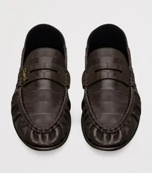Saint Laurent Leather Le Loafer Mules