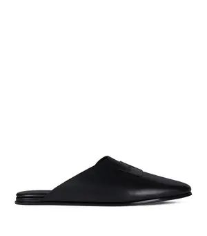 Givenchy Nappa Leather Label Mules
