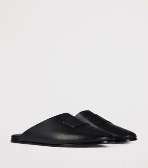 Givenchy Nappa Leather Label Mules