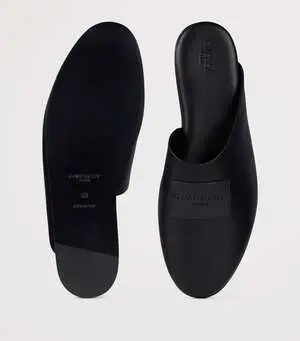 Givenchy Nappa Leather Label Mules