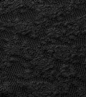 Saint Laurent Knitted Floral Mini Dress - Black