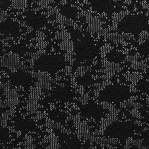 Saint Laurent Knitted Floral Mini Dress - Black