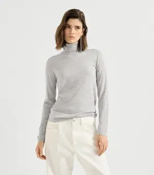 Brunello Cucinelli Cashmere-silk Rollneck Sweater