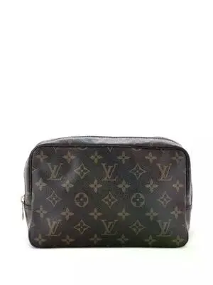 LOUIS VUITTON Trousse Toiletry Monogram Canvas 23 Pouch - Brown