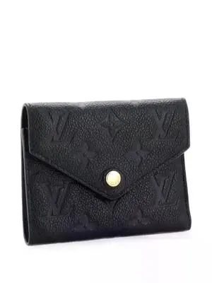 LOUIS VUITTON Victorine Wallet Monogram Empreinte Leather Small Wallets