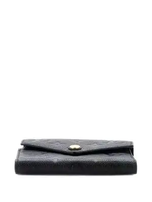 LOUIS VUITTON Victorine Wallet Monogram Empreinte Leather Small Wallets