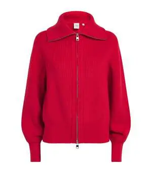 Varley Zip-up Enrico Sweater - Red
